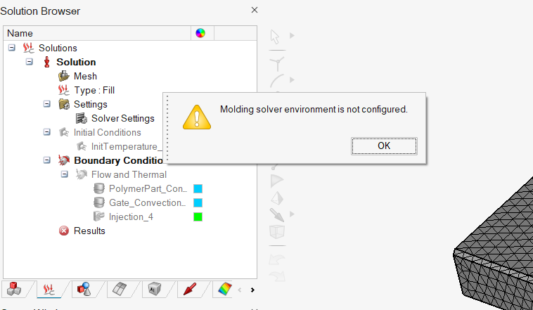 SimLab 2022.2 can not run Molding analysis? - Inspire Mold, SimLab - Altair Products - Altair ...