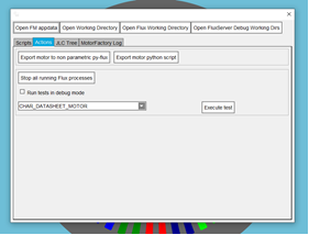 Script for FluxMotor - FluxMotor - Altair Products - Altair Support