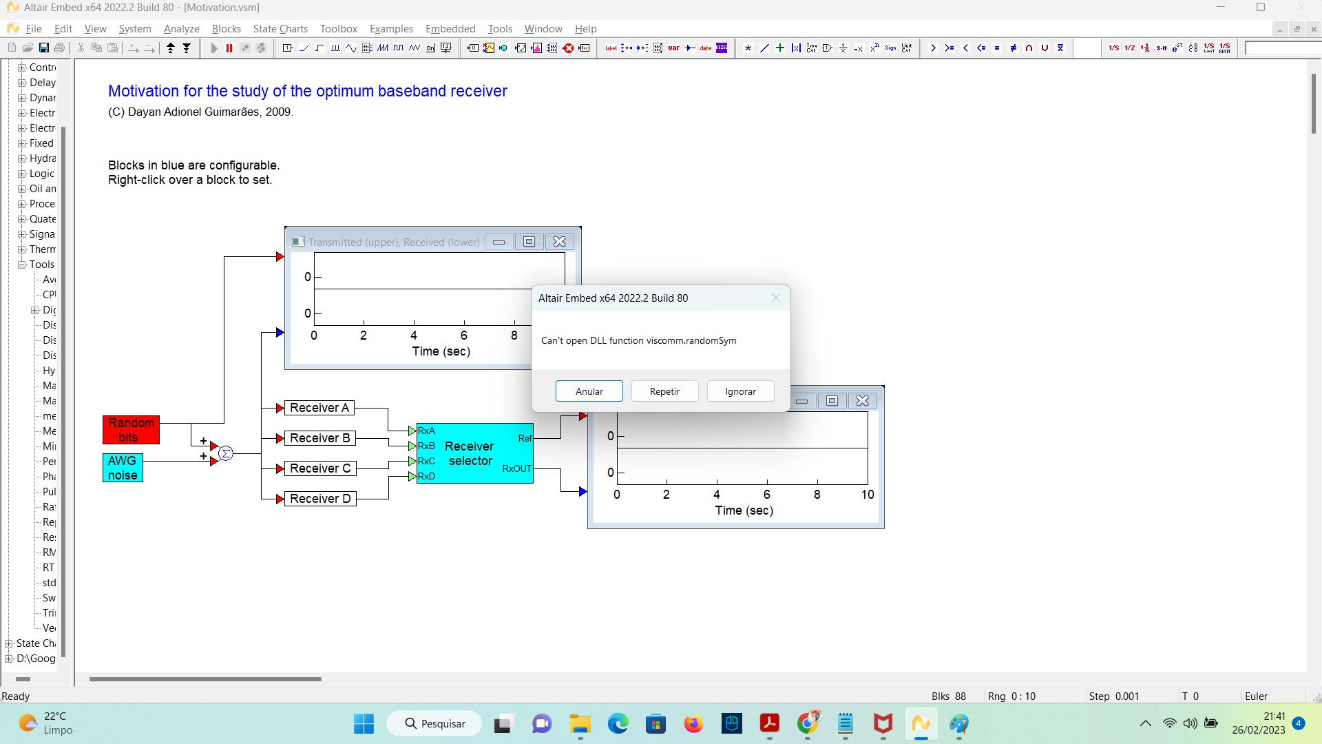 How can I solve "Can't load addon DLL 'viscomm.dll': error 126" ? - Embed - Altair Products ...